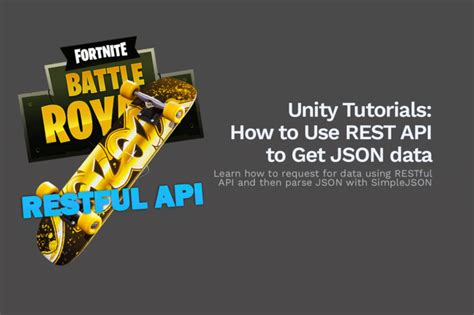 unity tutorials how to use rest api to get json data