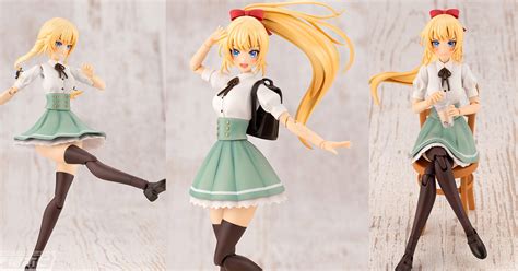 美少女プラモデル『創彩少女庭園』よりアイドル性抜群のキャラクター「佐伯リツカ」が再販！ポニーテールや三つ編みなどヘアアレンジが可能！ 電撃