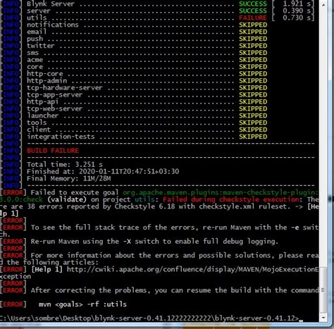 problem with build local server for java 8 local blynk server blynk