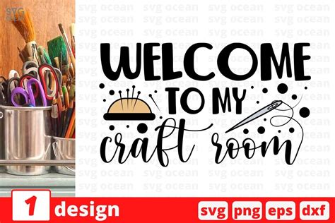Welcome To My Craft Room Graphic By Svgocean · Creative Fabrica