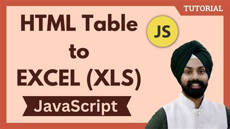 javascript export html table to excel xlsx