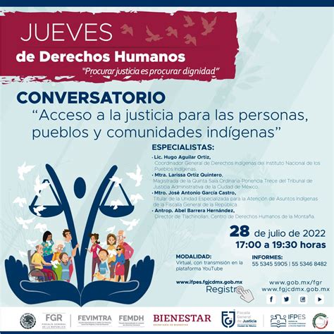 Conversatorio Acceso A La Justicia Para Las Personas Pueblos Y