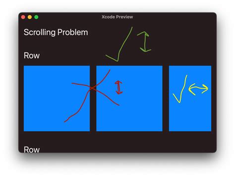ios swiftui nested scrollviews problem on macos stack overflow