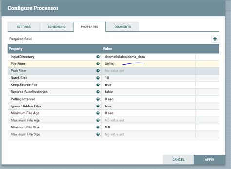 solved nifi pass parameter dynamically ex file path