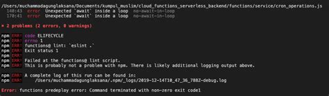 javascript how to set await expression inside a loop in cloud