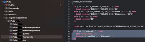 xcode error phasescriptexecution failed with a nonzero exit code
