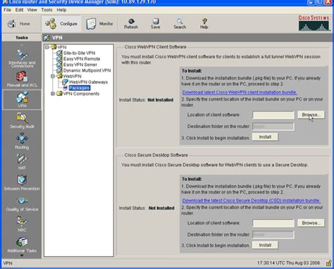 ssl vpn client svc on ios with sdm configuration example cisco