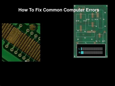 ppt how to fix common computer errors powerpoint presentation free