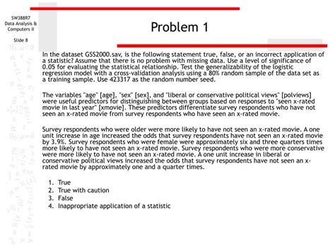 ppt logistic regression complete problems powerpoint