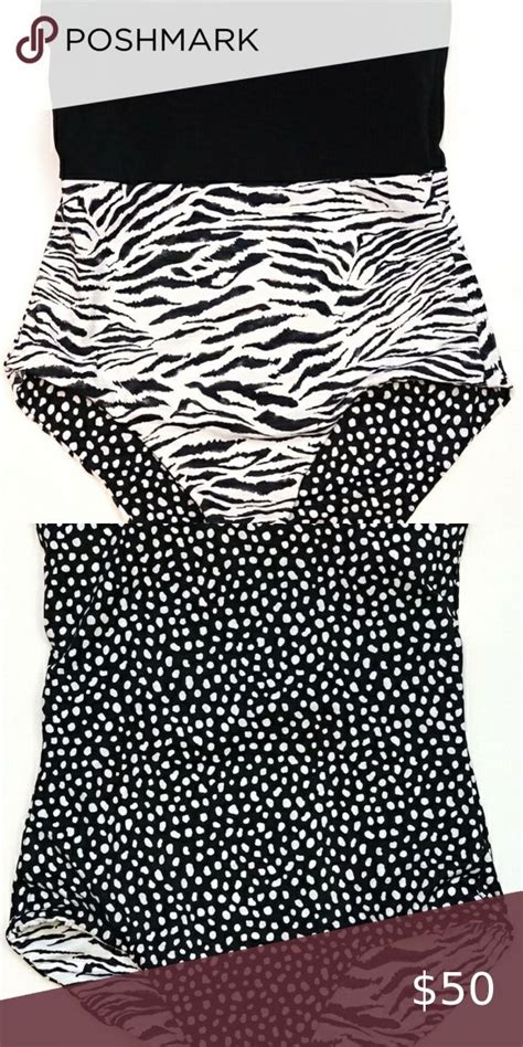 Victorias Secret Pebble Dot Zebra Reversible Clothes Design Fashion