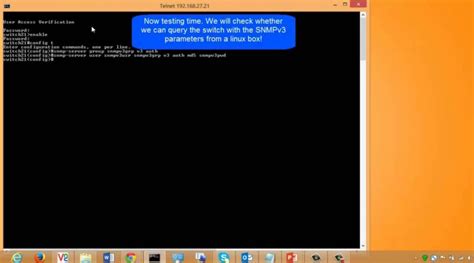 Snmpv3 Configuration Example Cisco Switch And Router