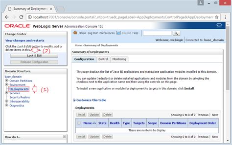 Развертывание spring mvc на сервере oracle weblogic server