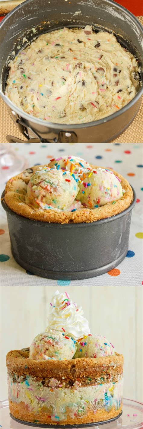 Homemade Birthday Cake Ice Cream Cake The Cookie Writer