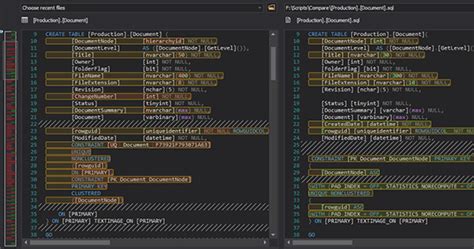 sql code compare apexsql