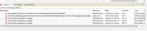 error in every new android project with eclipse stack
