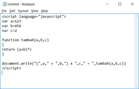 Mengenal Cara Penulisan Operator Pada Javascript Part