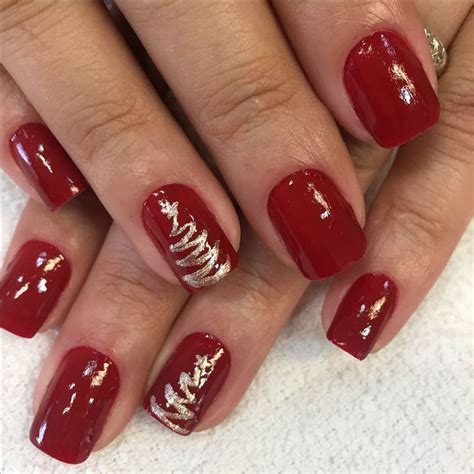 Sugestão De Natal 🎅💅 Christmas Gel Nails Tree Nails Christmas Nails