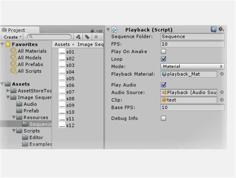 playback image sequence v1 8 game assets for unity and