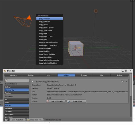 workflow how do i copy a property from an active object to selected