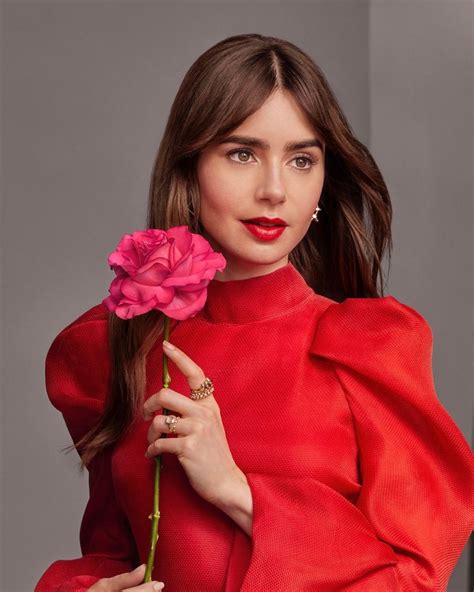 Lily Collins Lancôme January 2023 • Celebmafia