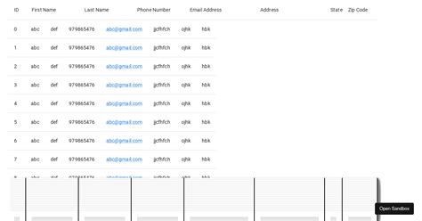 react native infinite virtualized list examples codesandbox