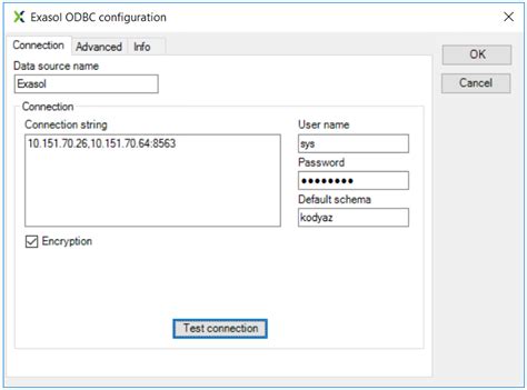 connect sql server to exasol database using linked server