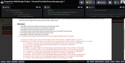responsive web projects personal portfolio stuck html css the