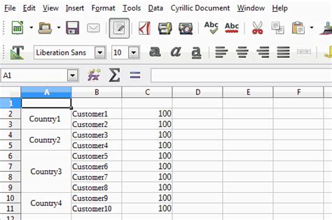 how to convert merged cells into ordinary cells and copy data from