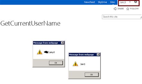 how to get current logged in user and display name using