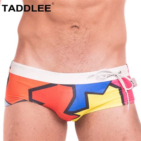 Taddlee Brand Sexy Men Swimwear Swimsuits Swim Boxer Briefs Bikini Men