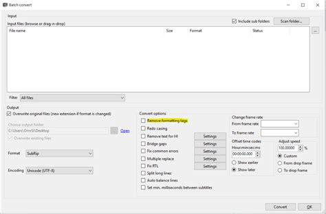 remove formating from srt via command line · issue 3537 · subtitleedit