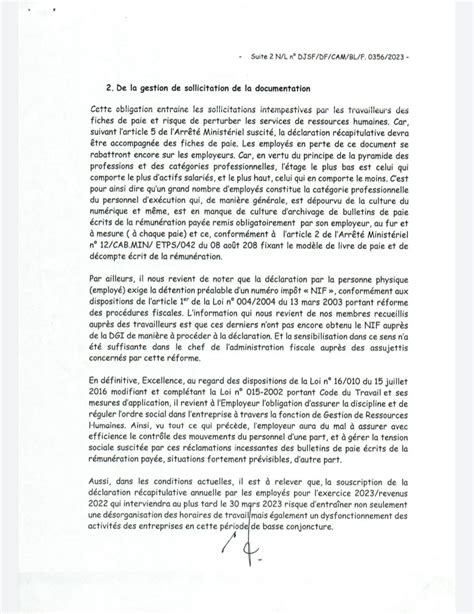 Rdc La Fec Sollicite Un Moratoire Pour La Déclaration Récapitulative