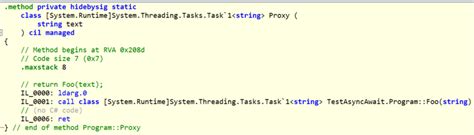 why does c compiler not optimize simple async await methods stack