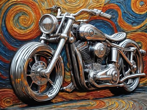 Harley Davidson Metal Motorcycle Etsy