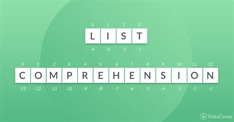 python list comprehension tutorial datacamp