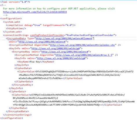 how to encrypt connection strings in a nfig file euriun
