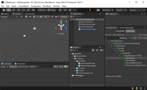 errors when using the unity test runner with mlapi · issue 911 · unity