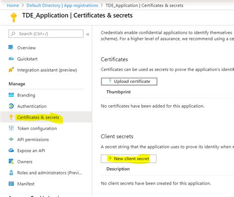 configure extensible key management using azure key vault