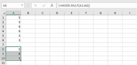how to use the mode function easy excel formulas