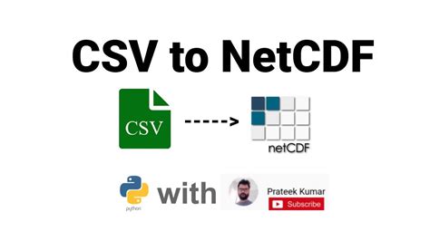 convert csv to netcdf in 2 lines of python code using pandas youtube