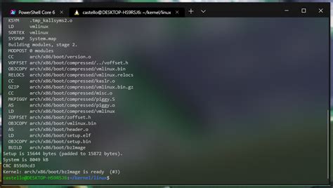 wsl2 compiling your own linux kernel for windows