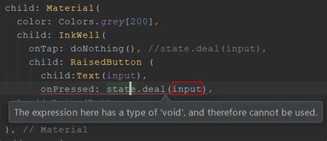 dart error calling void on onpressed ontap flutter stack overflow