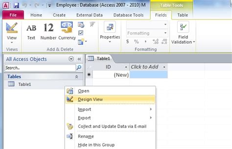 what is ms access how to create access database it