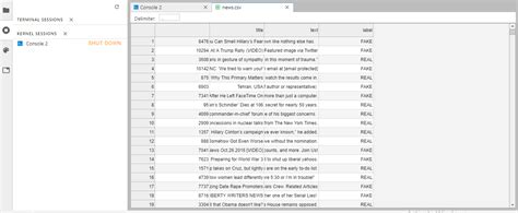 python project detecting fake news python