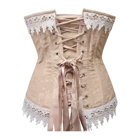 Dusty Pink Victorian Inspired Overbust Corset