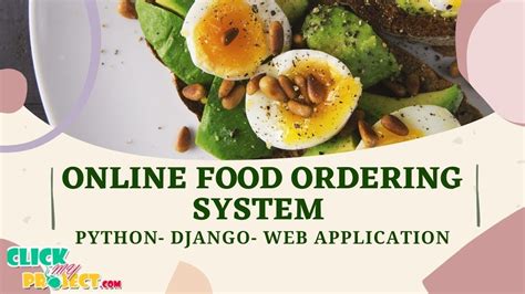 Python Web Application Django Project Online Food Ordering System