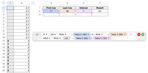 summing every nth row in excel apple community