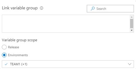 azure devops vsts release manager linked variables groups stack