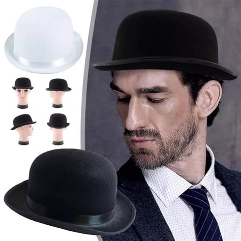 New Bowler Hat Traditional Style Fancy Dress Costume Accessory E4k9 10
