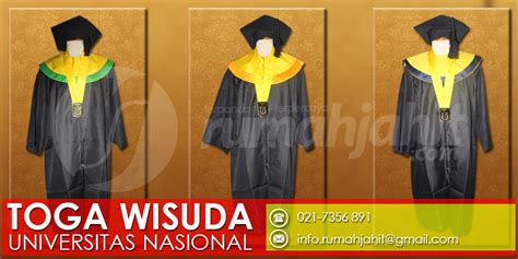 Toga Wisuda Universitas Nasional Mitra Pengadaan Seragam No 1 Di